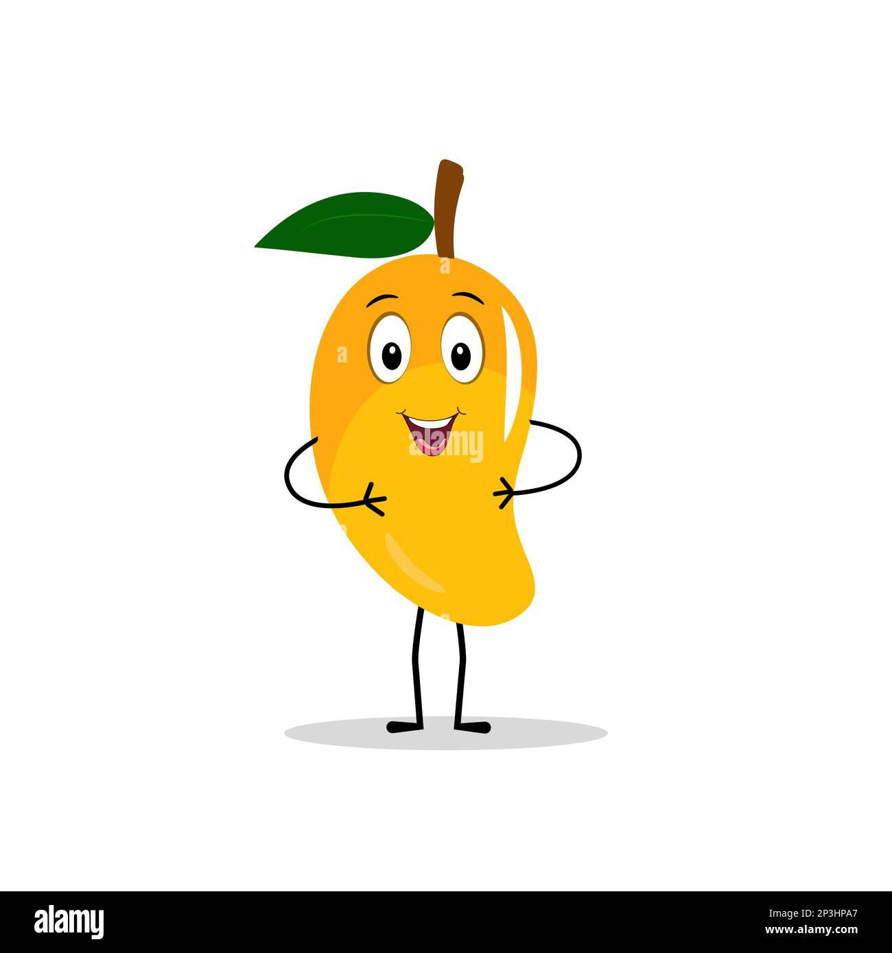 Mango character design. Kawaii mango characters vector illustration of ...