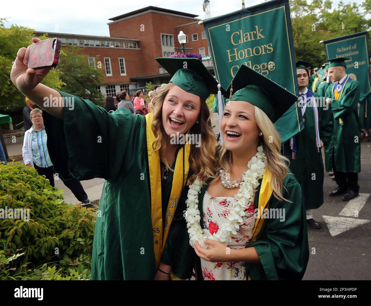 FILE - In this June 16, 2014, file photo, Brittany Rumble, left, and ...