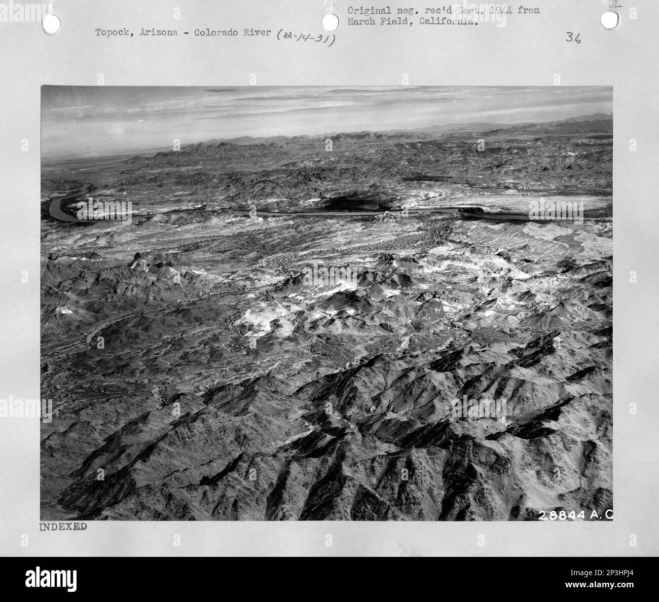 Arizona - Topock, Aerial Photograph Stock Photo - Alamy