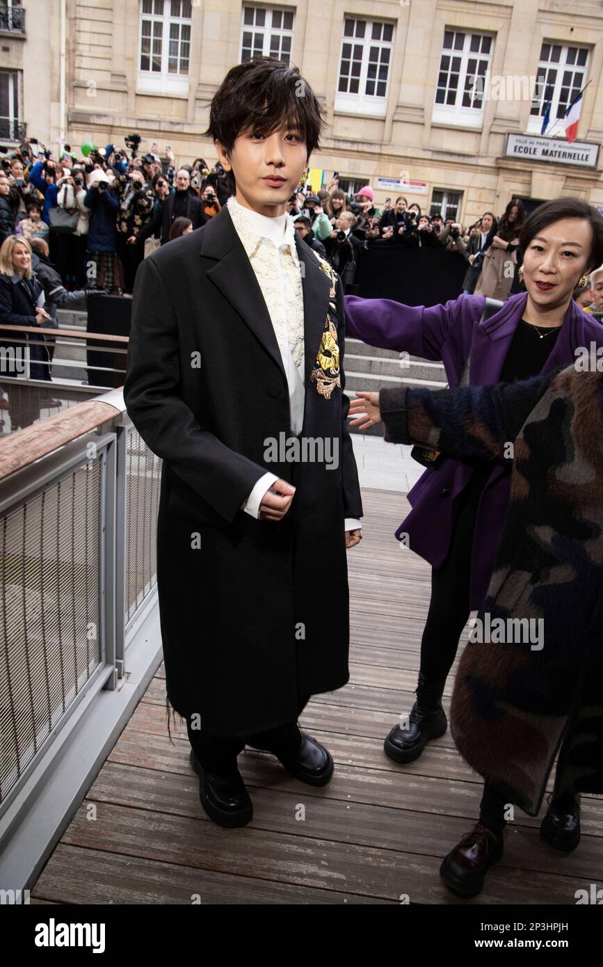 Cheng Yi attends the Lanvin Fall/Winter 2023-2024 ready-to-wear ...