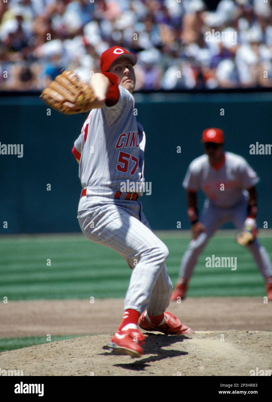 Cincinnati Reds John Smiley (20) during a game from his 1993 season ...