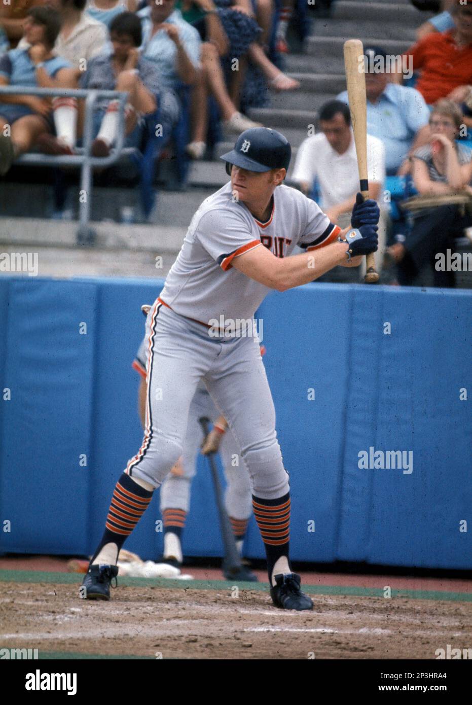 Detroit Tiger Rusty Staub (10) during a game from his 1977 season ...