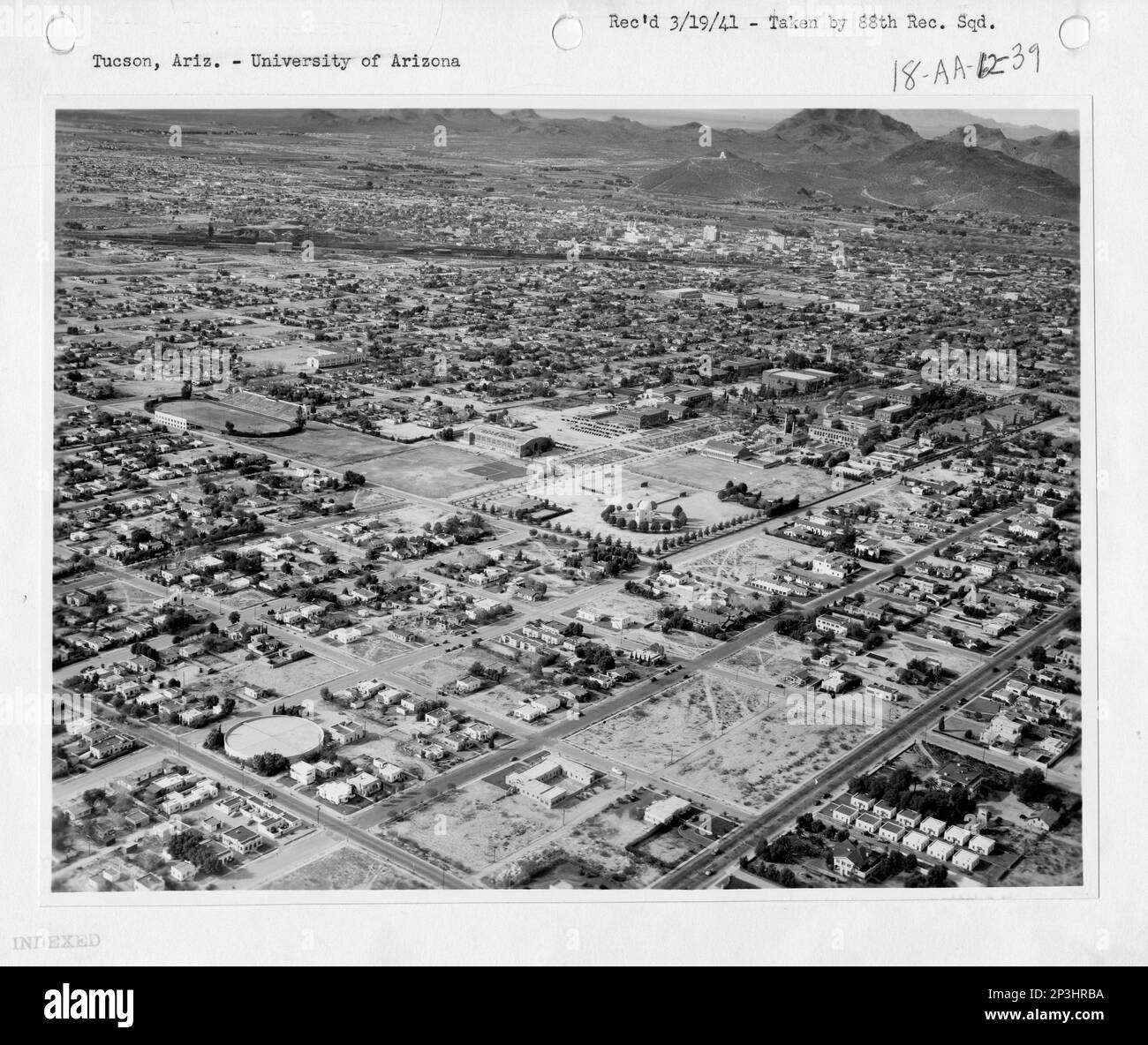 Arizona - Tucson, Aerial Photograph Stock Photo - Alamy