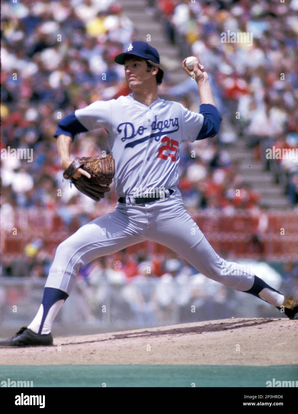 Los Angeles Dodgers Tommy John(25) in action during a game from his ...