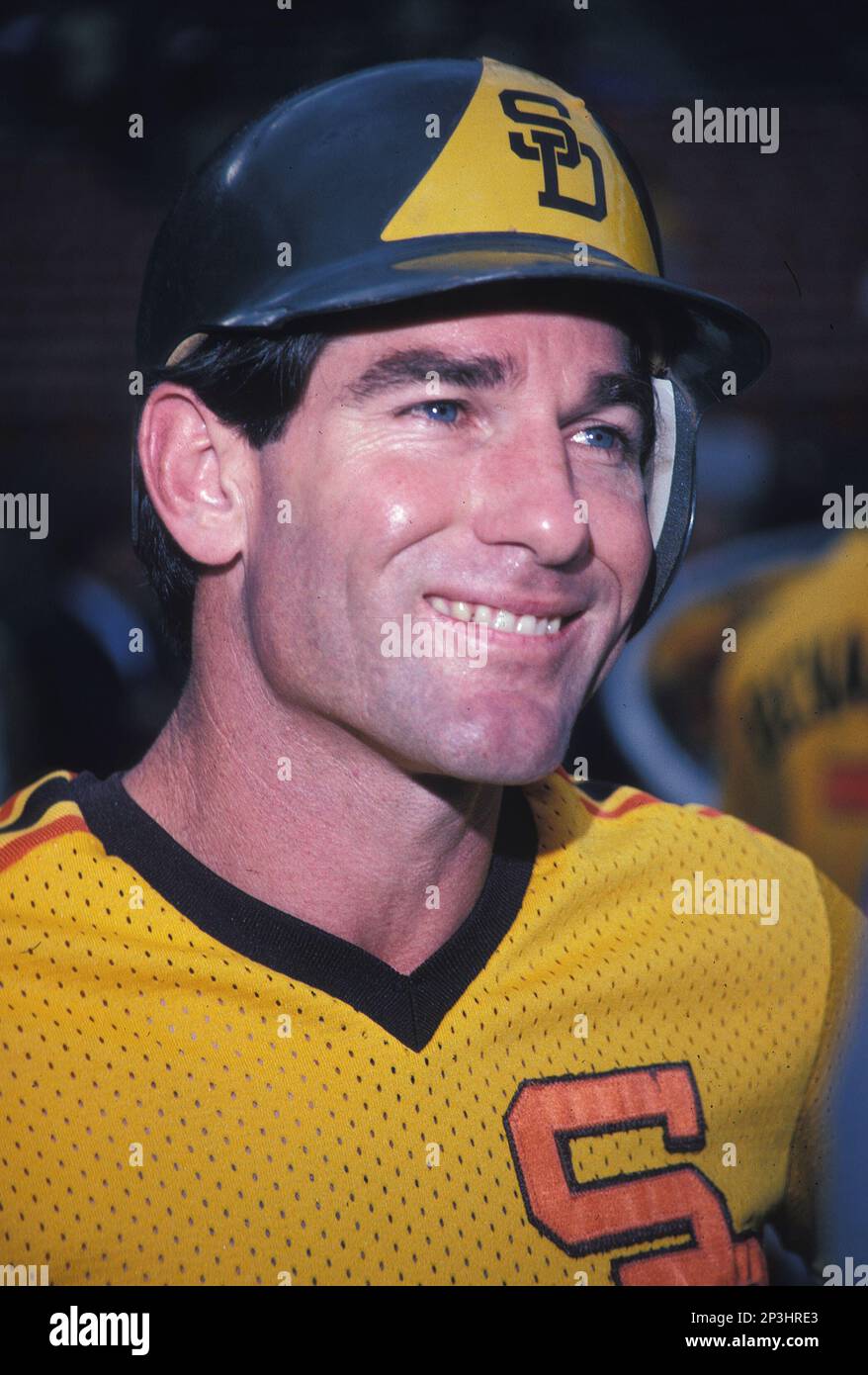 San Diego Padres Steve Garvey (6) during a game from his 1984 season ...