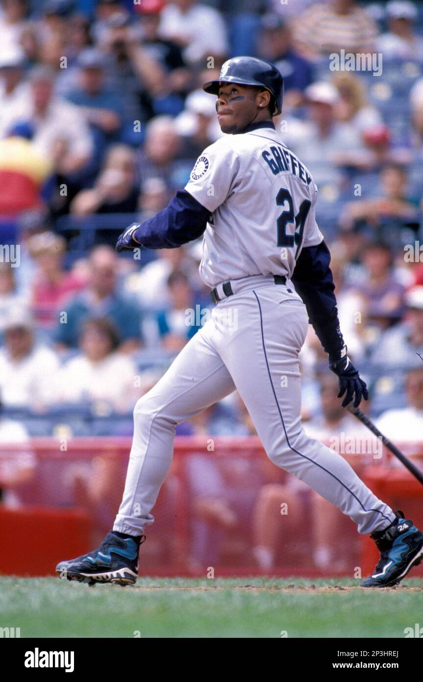 Seattle Mariners Ken Griffey Jr. (24) in action during a game from ...