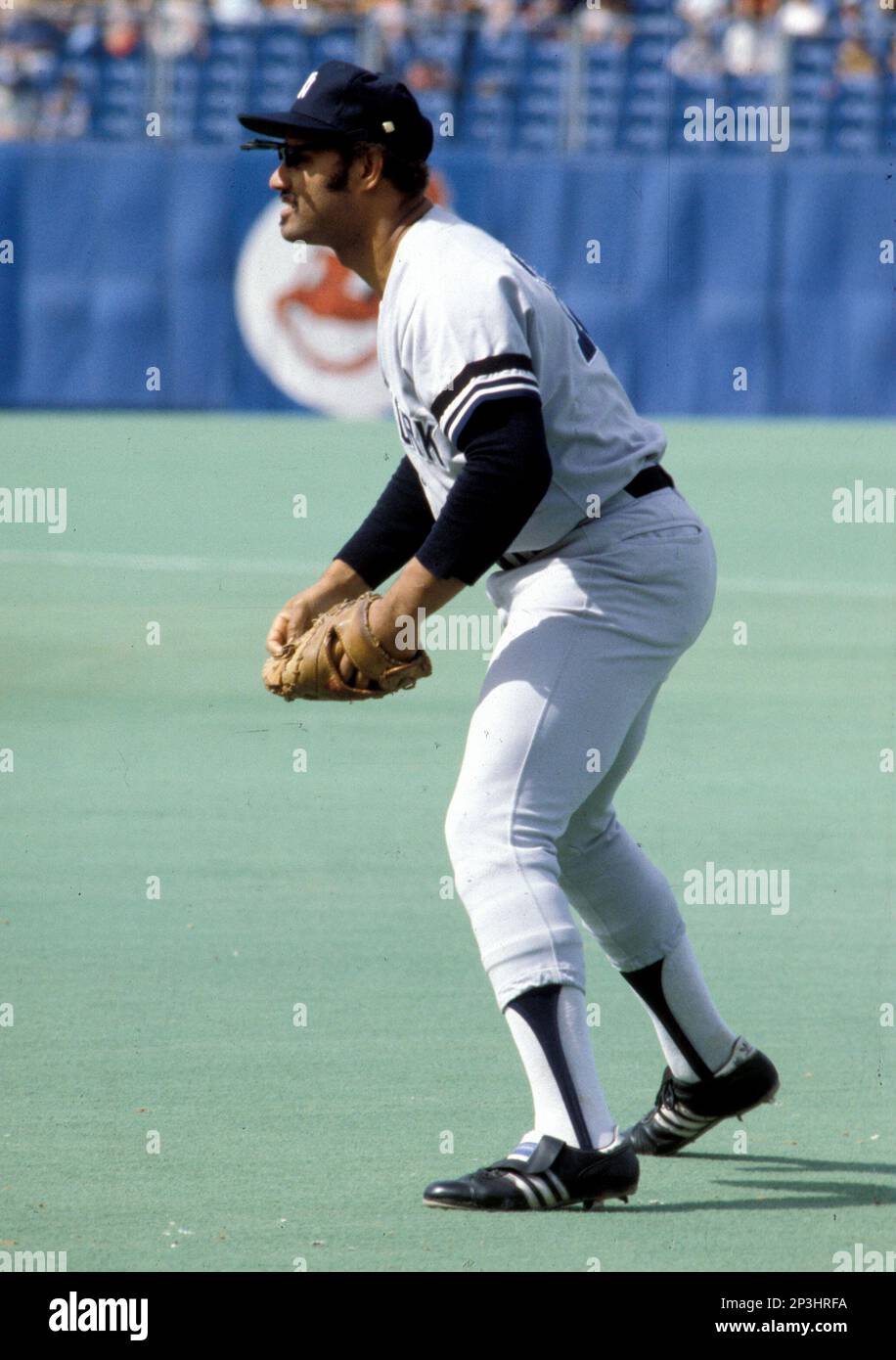New York Yankees Chris Chambliss (10) during a game from his 1979 ...