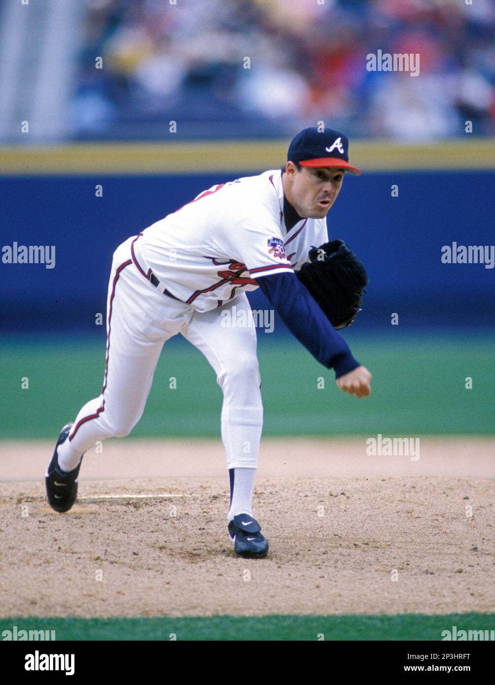 Atlanta Braves Greg Maddux (31) in action during a game from the1997 season against the San ...