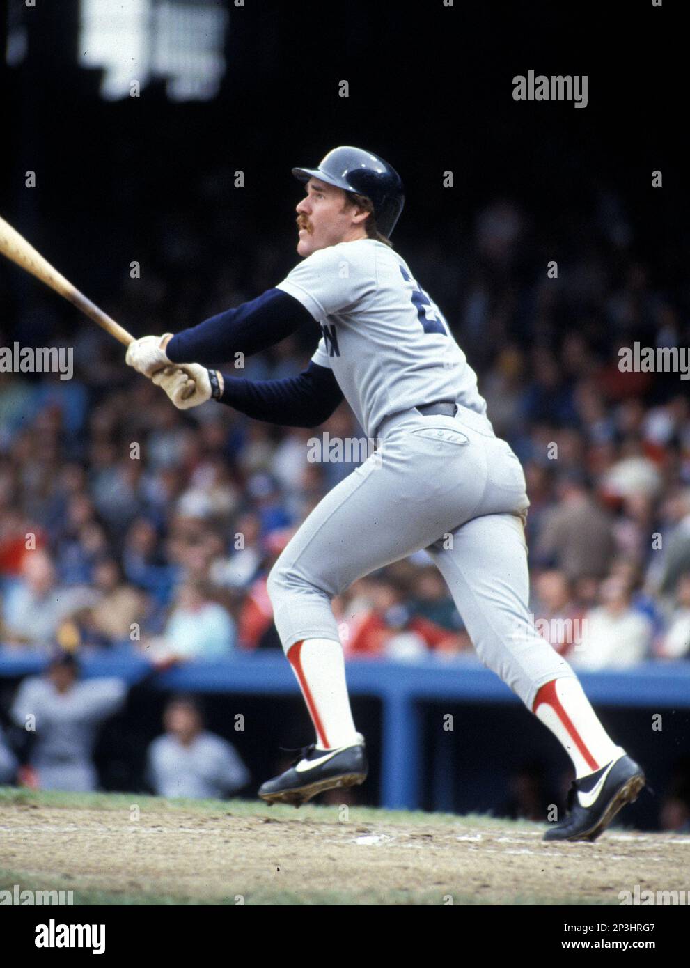 Boston Red Sox Wade Boggs (26) during a game from his 1983 season at ...