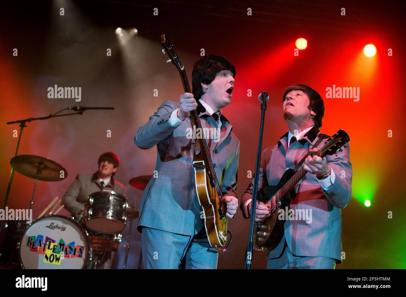 UNITED STATES - FEBRUARY 11: Beatlemania Now play during the 50th ...