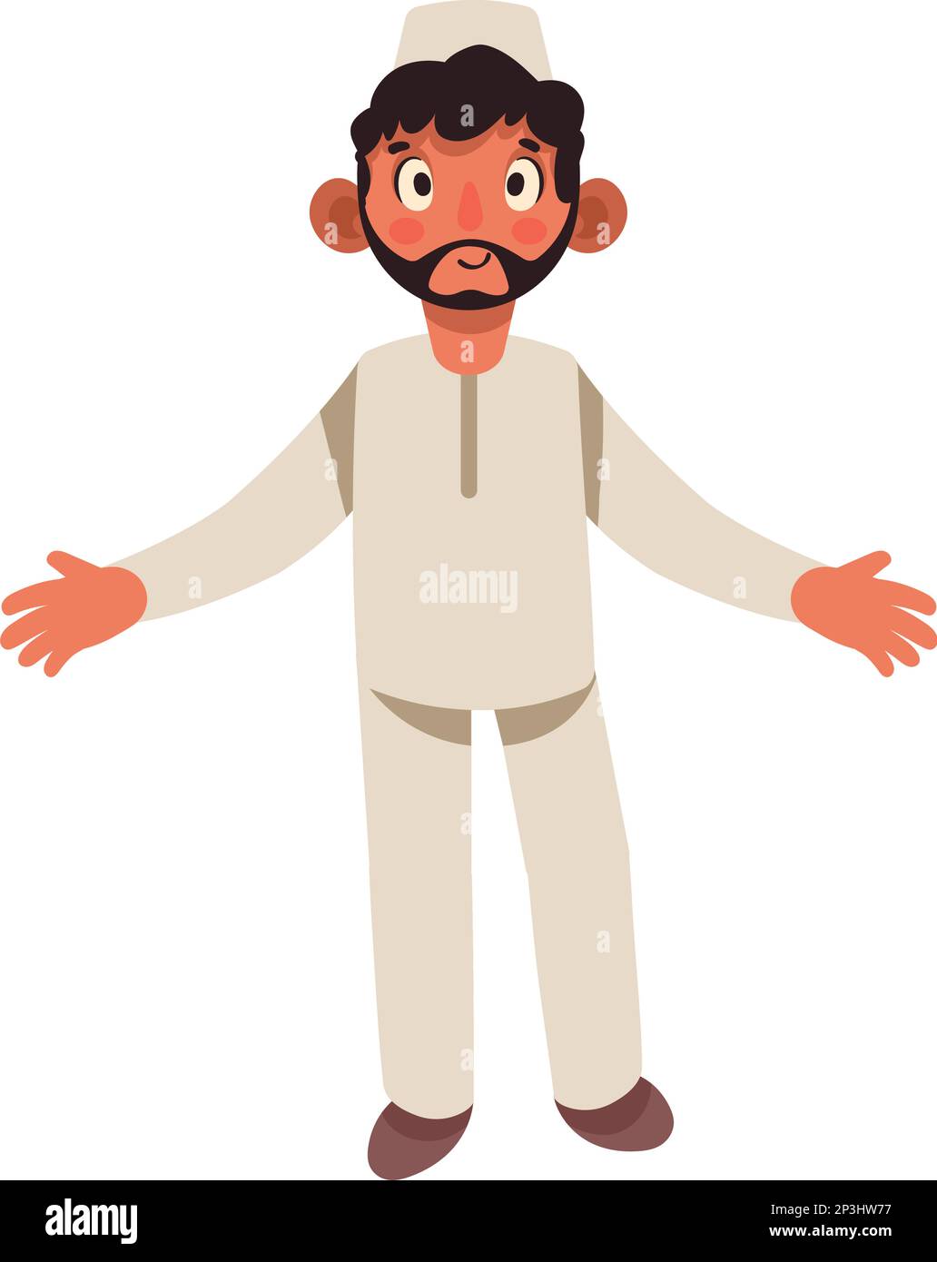 Young ethnic bearded man Cut Out Stock Images & Pictures - Alamy