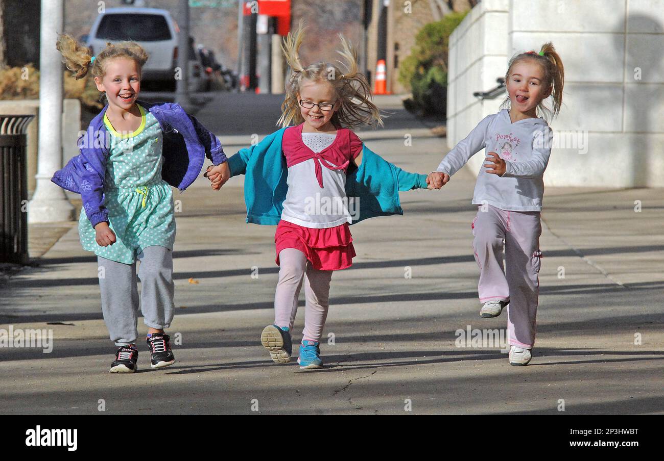 In this Jan. 27, 2015 photo, from left: Lainey Swenson, Joya Martian ...