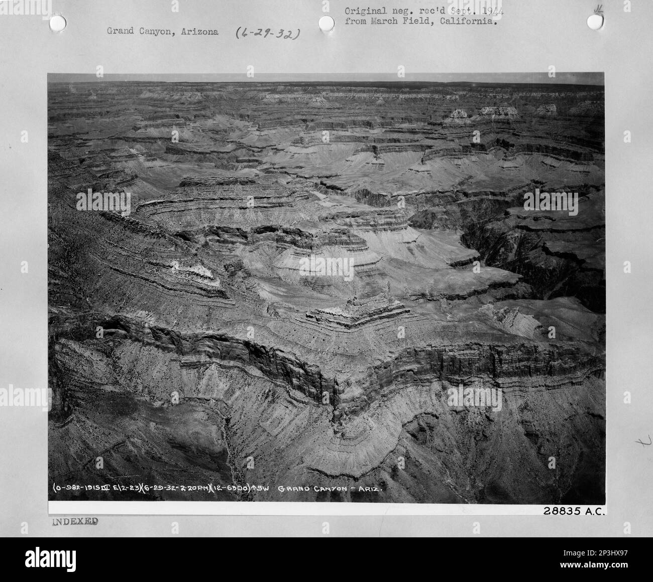 Arizona - Grand Canyon, Aerial Photograph Stock Photo - Alamy