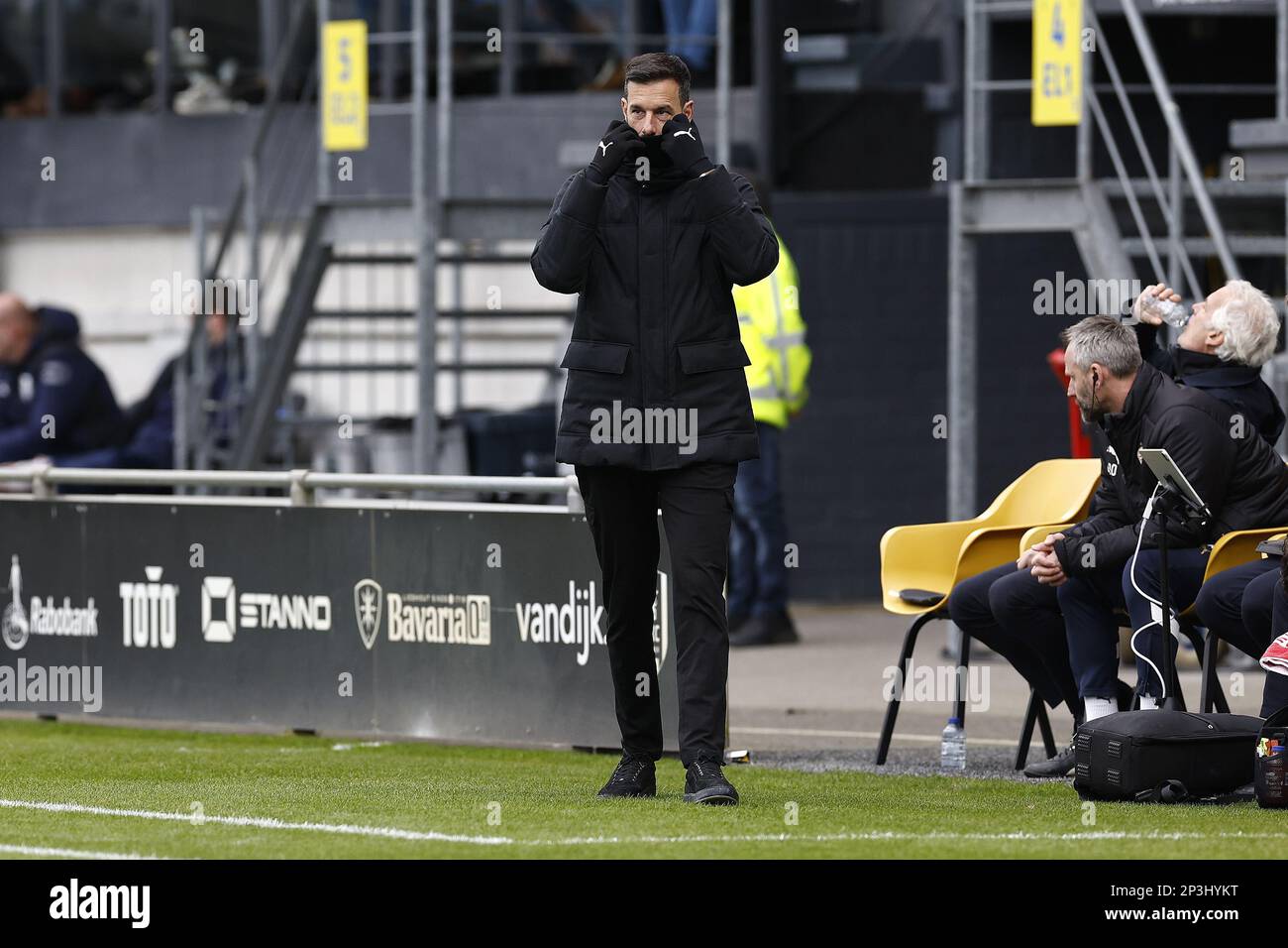 WAALWIJK - 05-03-2023, Mandemakers stadion. Dutch football, eredivisie ...