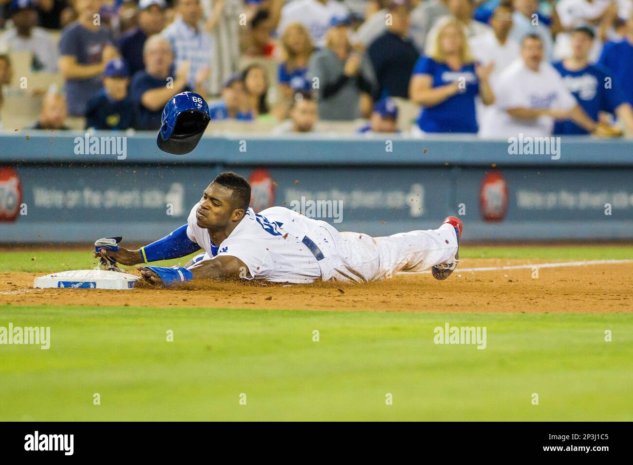29 JUL 2014: Los Angeles Dodgers Outfield Yasiel Puig (66) [9924 ...