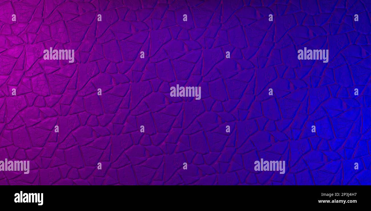 Neon light on stone texture wall background. 3d rendering Stock Photo ...