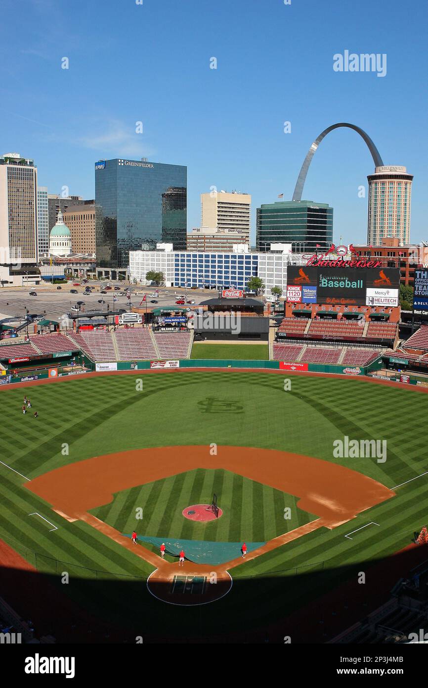 19 September 2012:A general view of the field at Busch Stadium and the ...