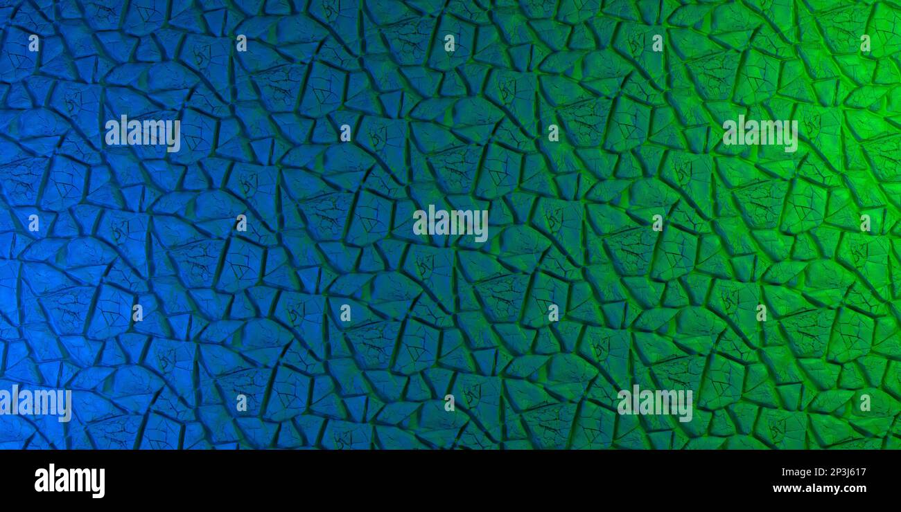 Neon light on stone texture wall background. 3d rendering Stock Photo ...