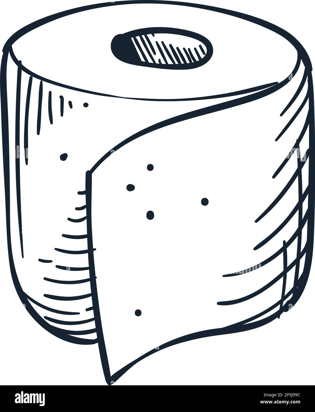 Toilet Paper Roll Stock Vector Image And Art Alamy