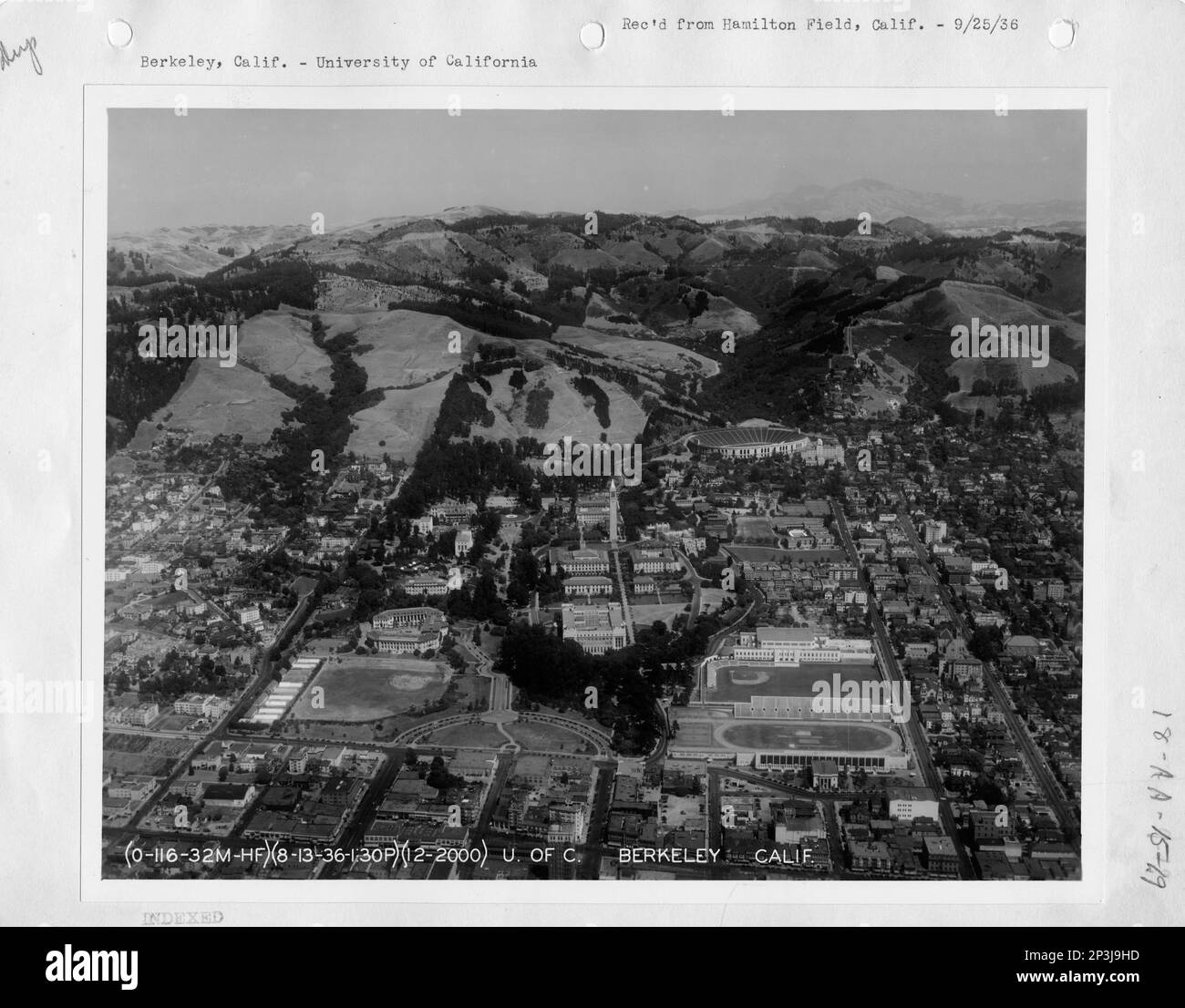 California - Berkeley, Aerial Photograph Stock Photo - Alamy