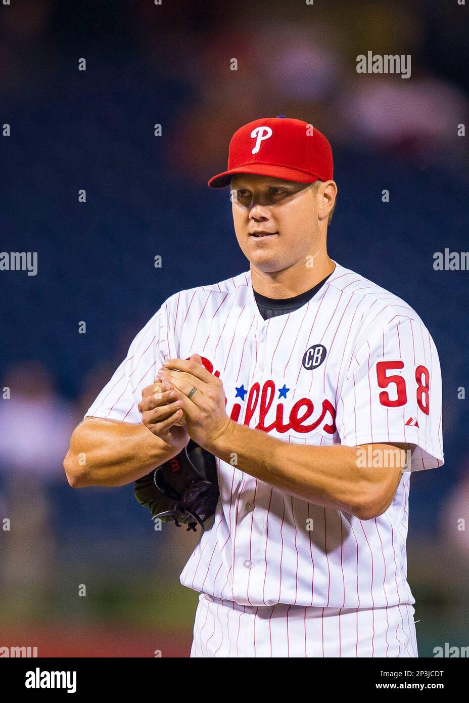 23 July 2014: Philadelphia Phillies relief pitcher Jonathan Papelbon ...
