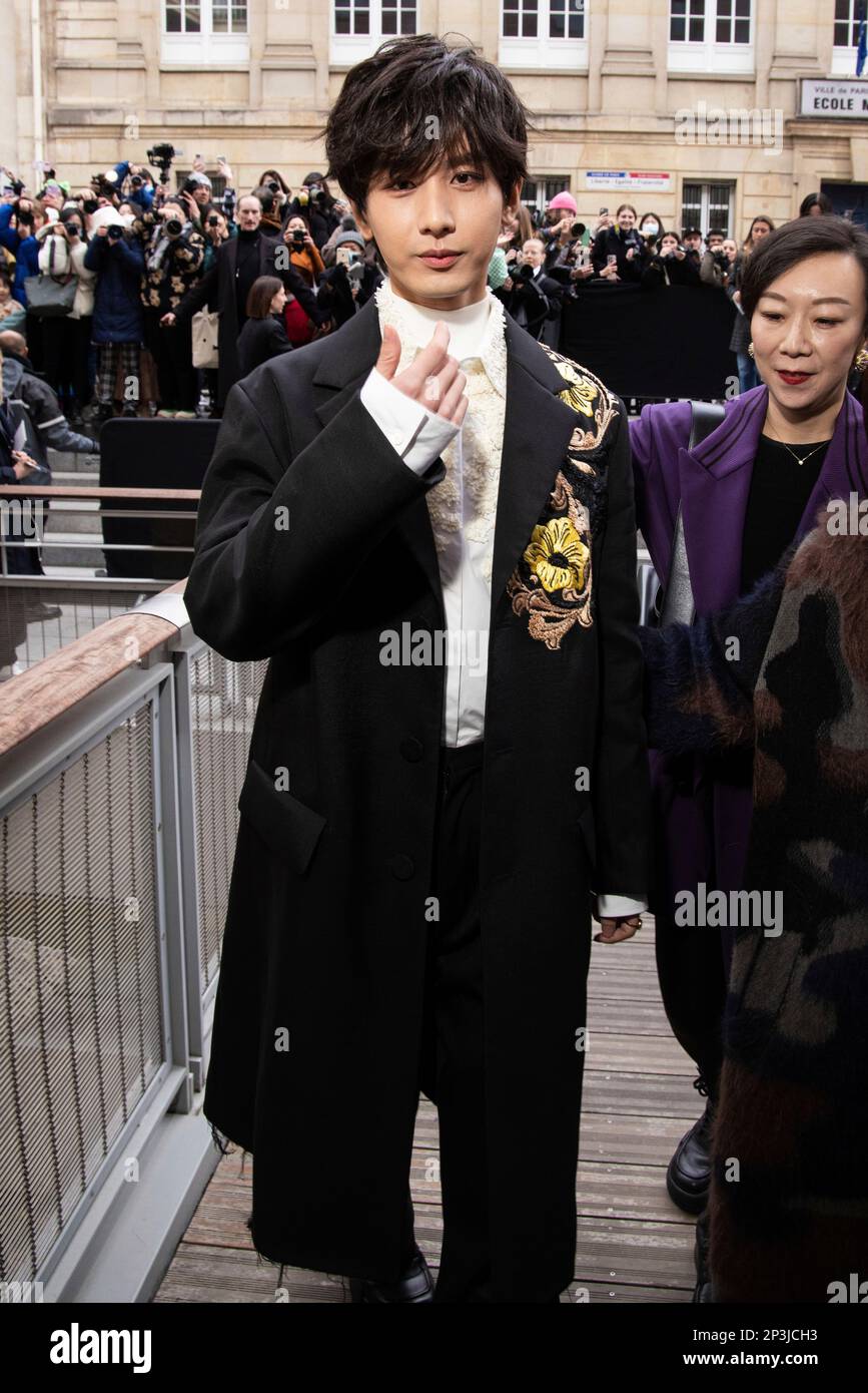 Cheng Yi attends the Lanvin Fall/Winter 2023-2024 ready-to-wear ...