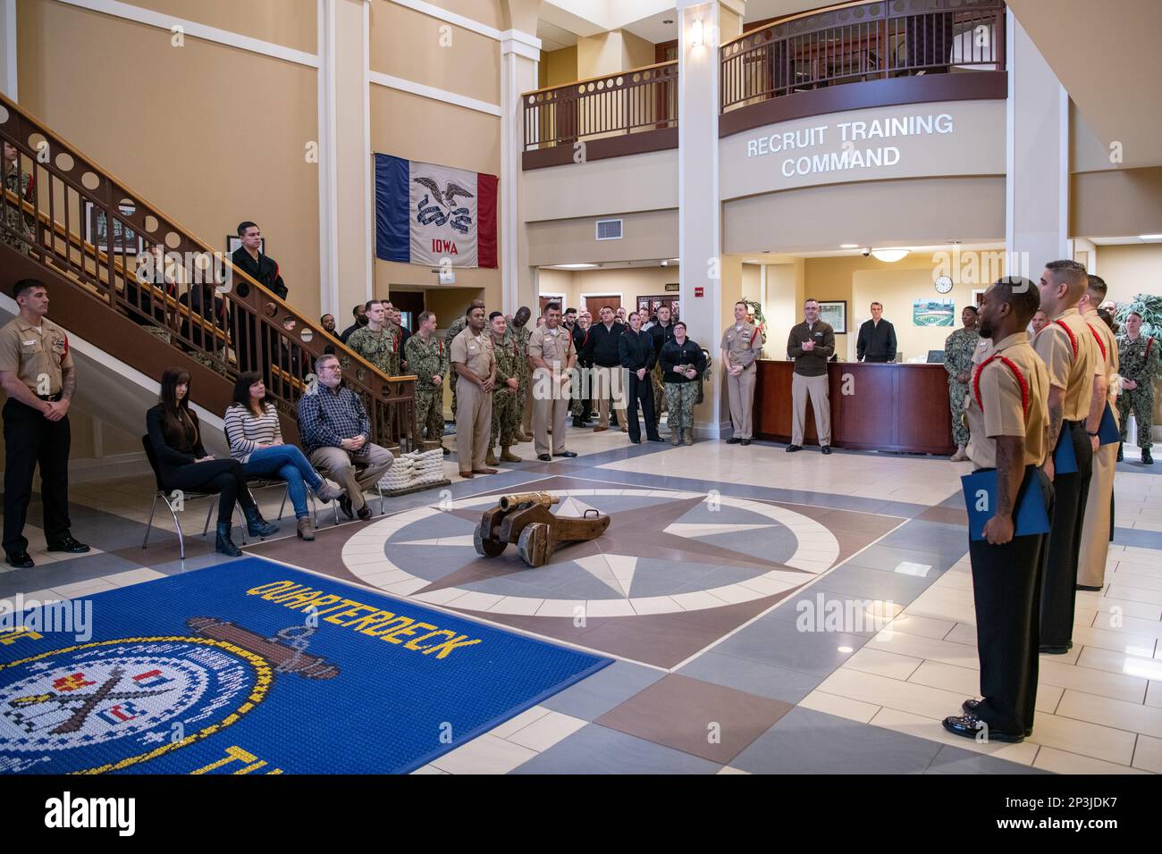 Sailors receive certificates during Recruit Division Commander "C ...