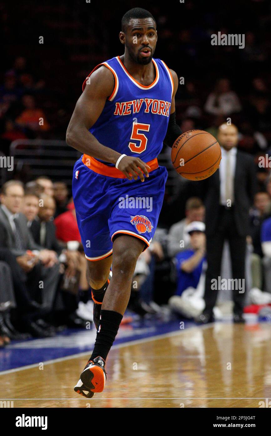 January 21, 2015: New York Knicks guard Tim Hardaway Jr. (5) in action during the NBA game ...
