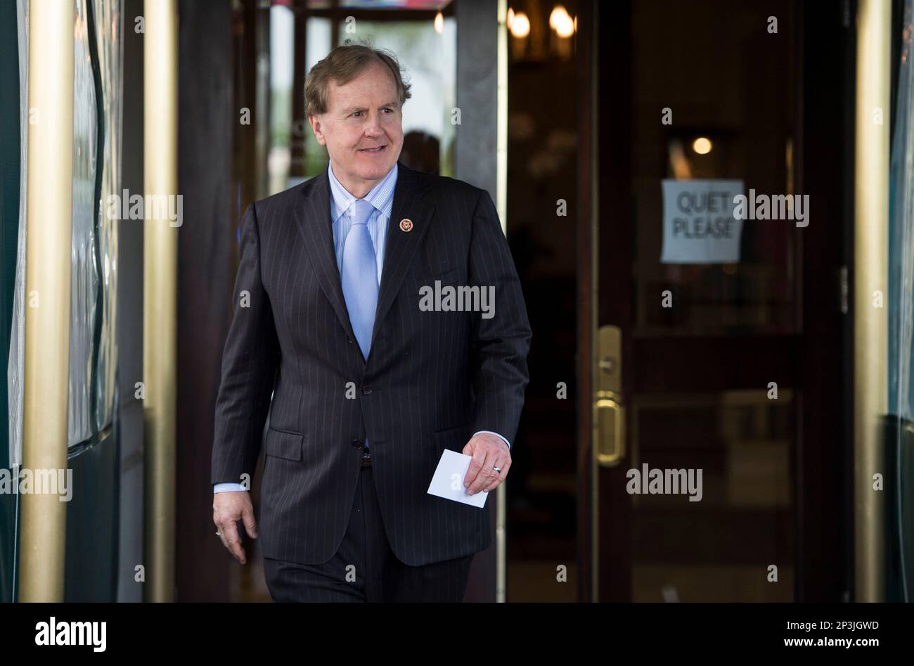 UNITED STATES - MAY 20: Rep. Robert Pittenger, R-N.C,, leaves the House ...