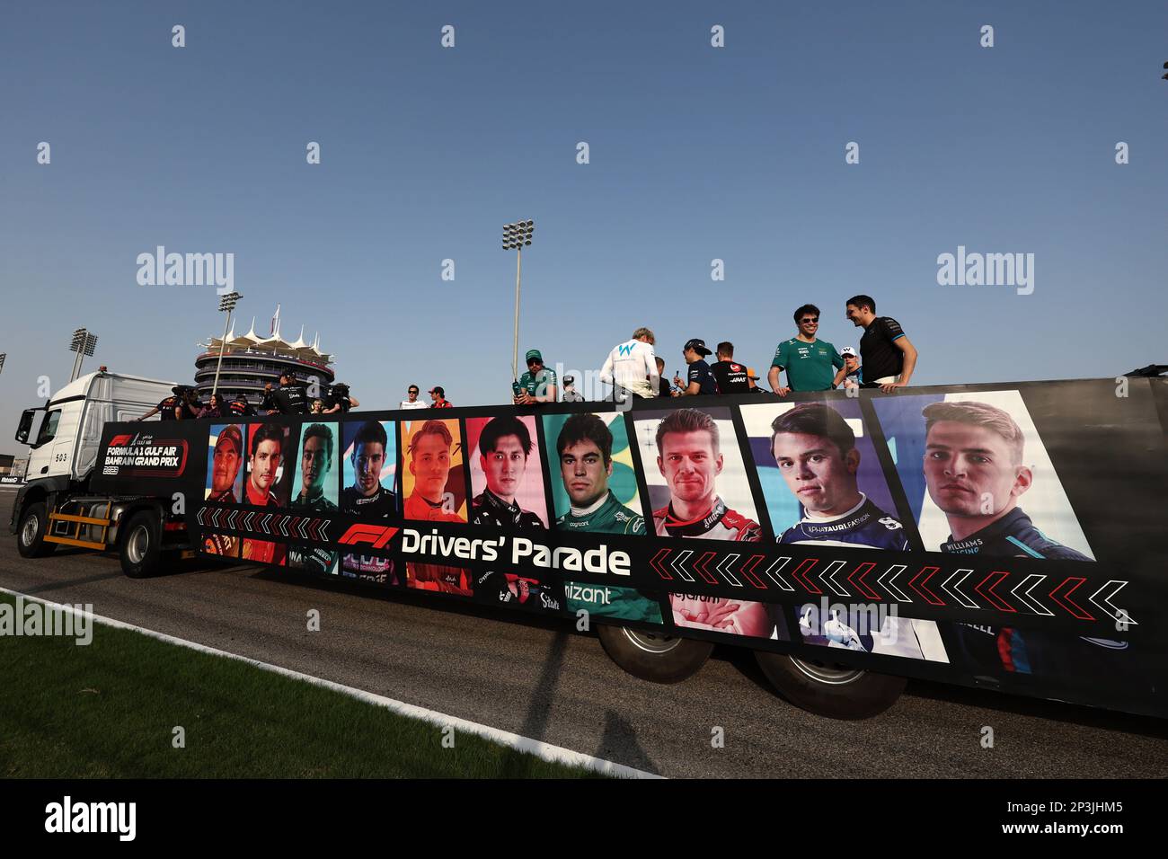 Drivers' Parade. Formula One World Championship, Rd 1, Bahrain Grand ...