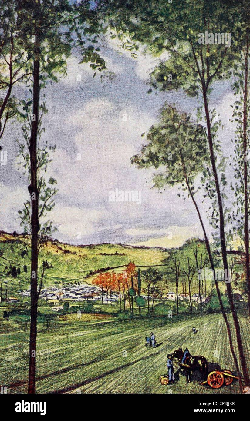 Valley of the Rille, Normandy, France, circa 1905 Stock Photo - Alamy