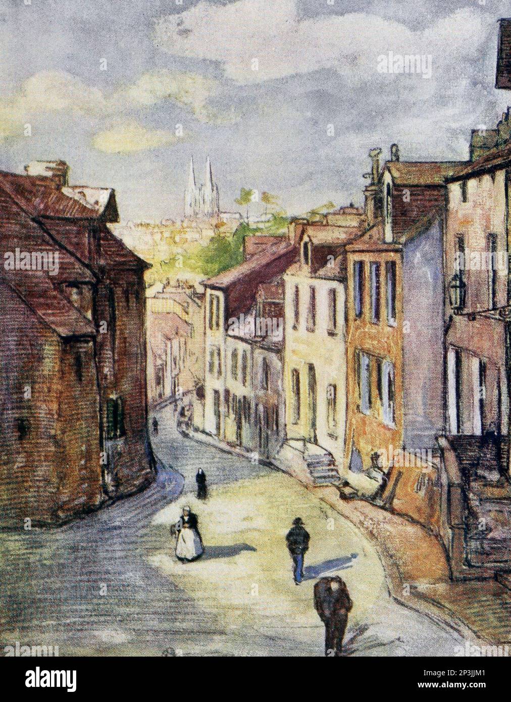 St Lo, Normandy, France, circa 1905 Stock Photo - Alamy