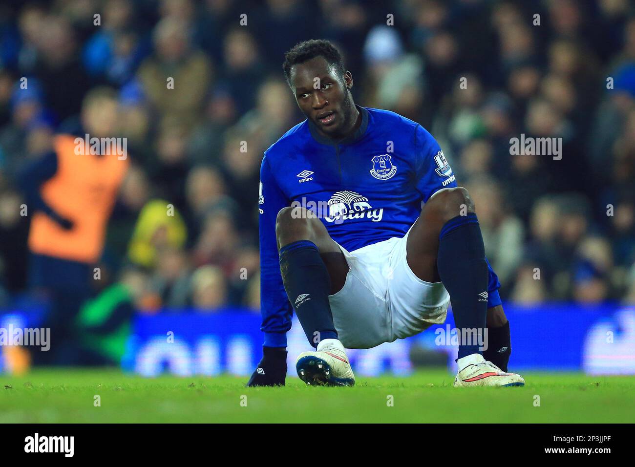Jan. 19, 2015 - Liverpool, United Kingdom - Romelu Lukaku of Everton ...