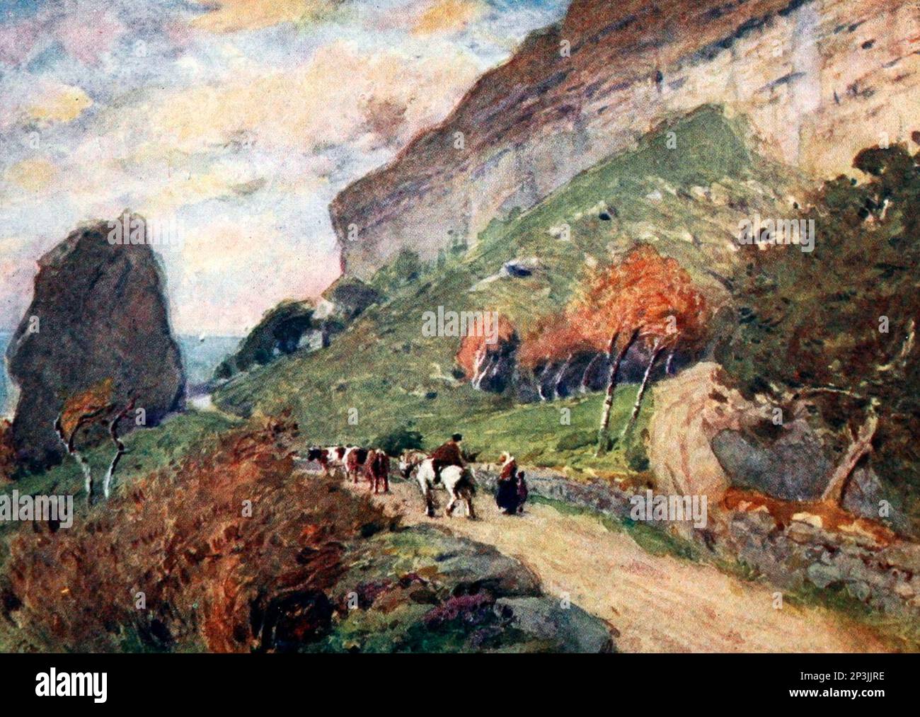 The Undercliff, Isle of Wight, UK, circa 1911. It is a beautiful ...