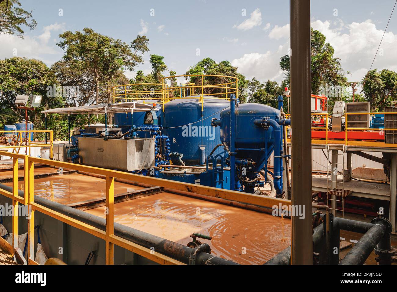 Oil & gas operations, Gabon Stock Photo - Alamy