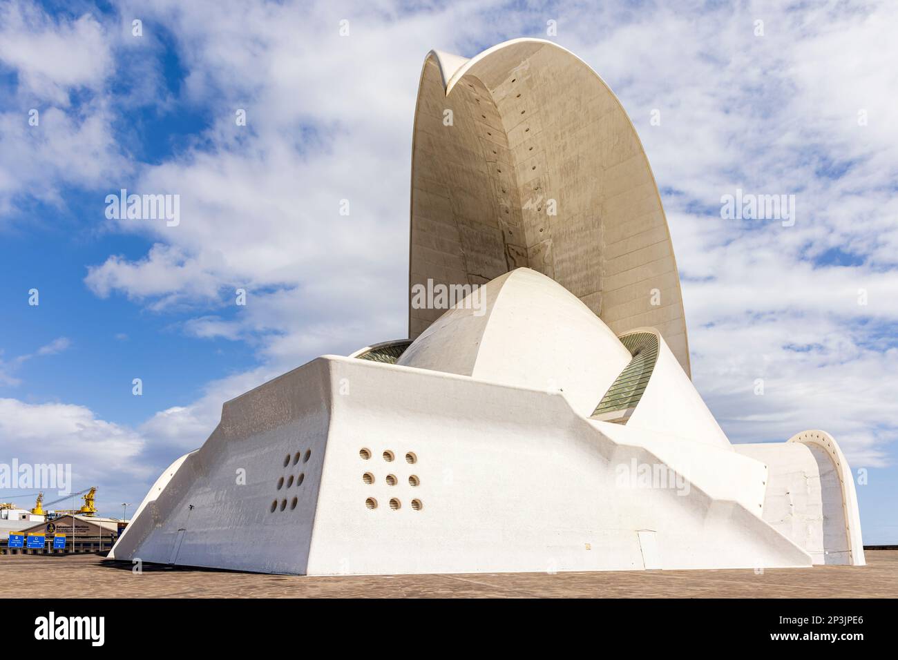 Auditorio de Tenerife "Adán Martín" Building, the famous concert hall ...