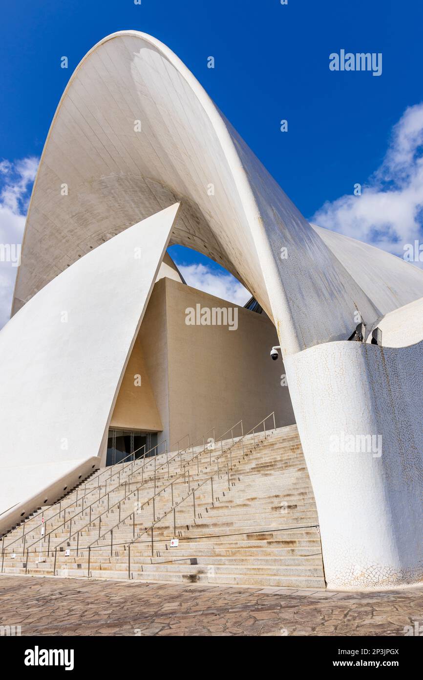 Auditorio de Tenerife "Adán Martín" Building, the famous concert hall ...