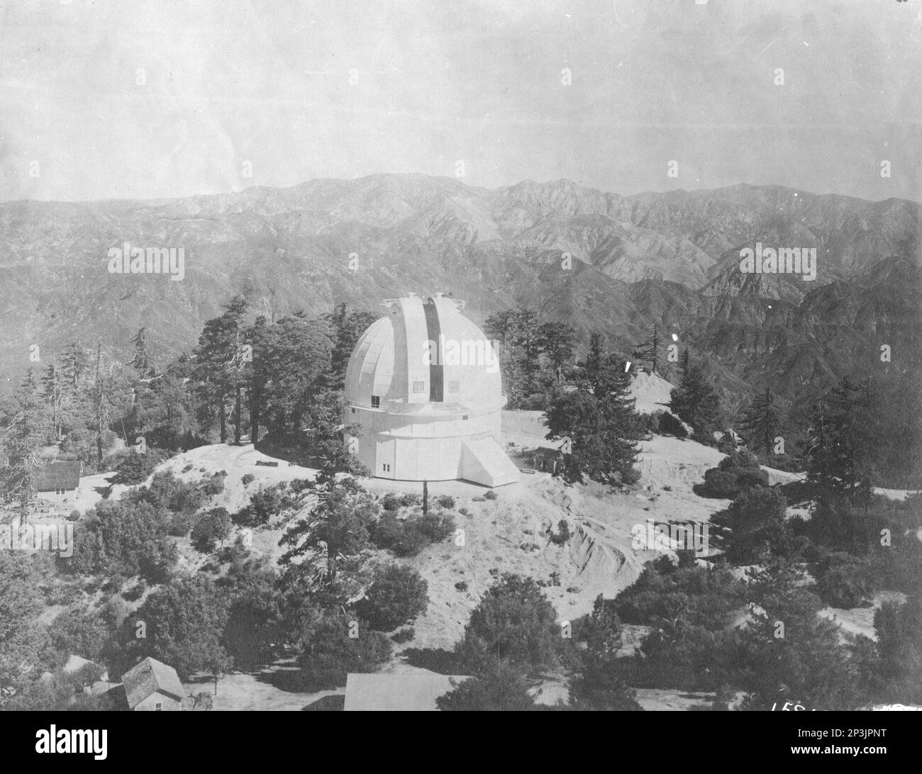 California - Mt. Wilson, Aerial Photograph Stock Photo - Alamy
