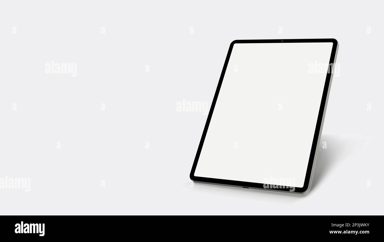 a modern white screen in perspective view Stock Vector Image & Art - Alamy