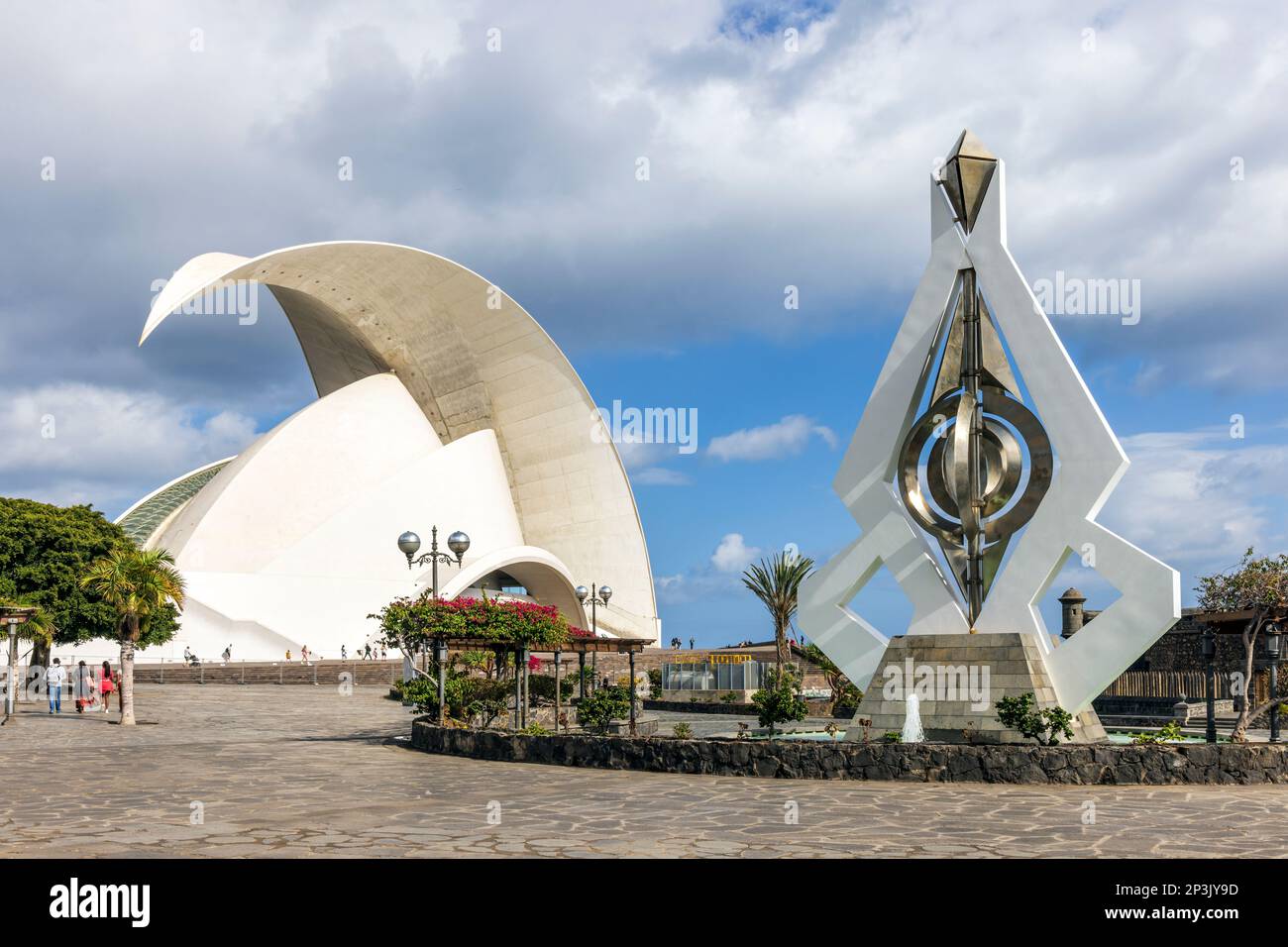 Auditorio de Tenerife "Adán Martín" Building, the famous concert hall ...