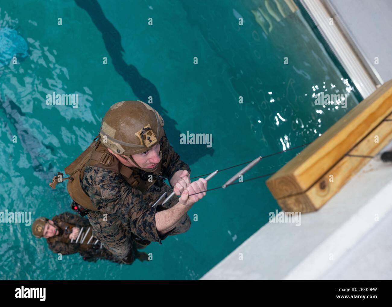 A U.S. Marine with Battalion Landing Team 1/6, 26th Marine ...