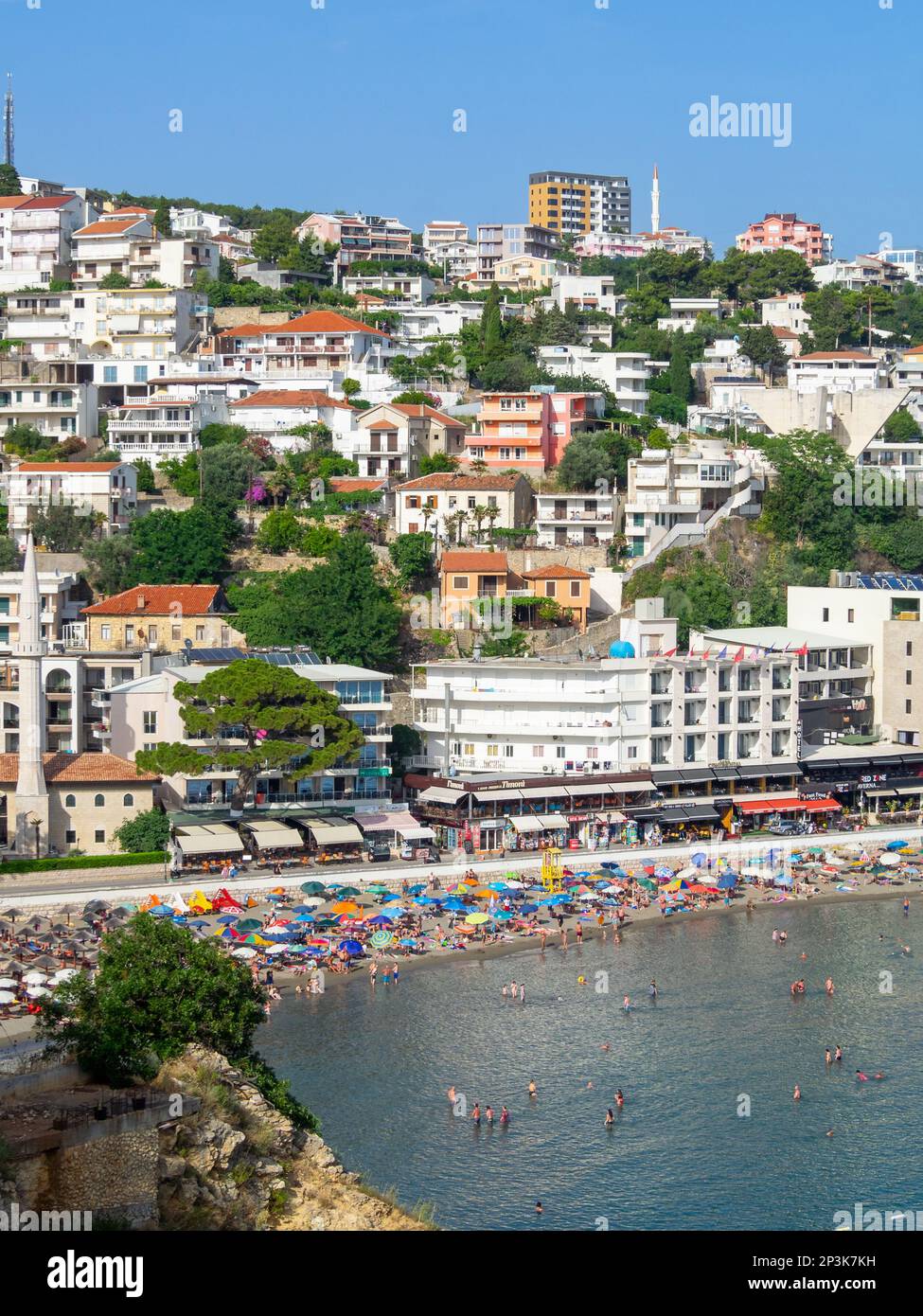 Ulcinj city view Stock Photo - Alamy