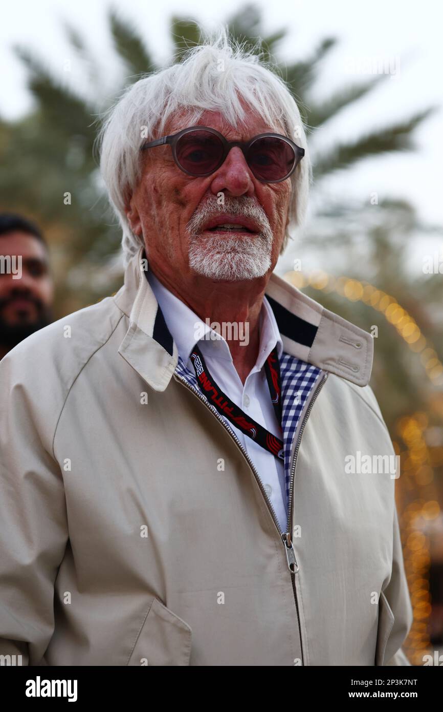 Bernie Ecclestone (GBR). Formula One World Championship, Rd 1, Bahrain ...