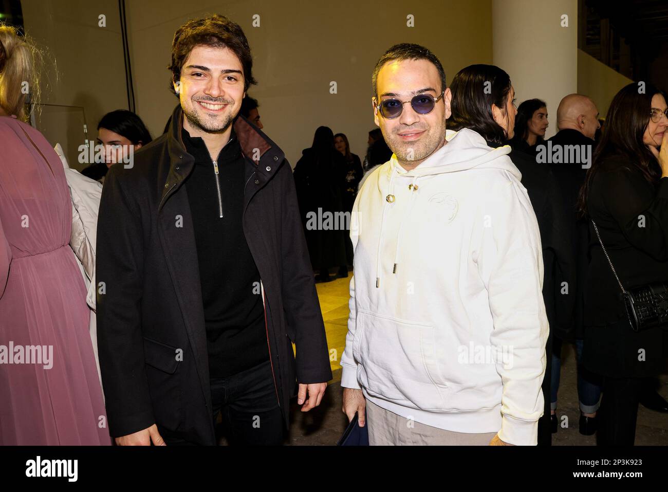 Paris, France. 04th Mar, 2023. Mert Ayaydin and Abed Al Rahman Naamani ...