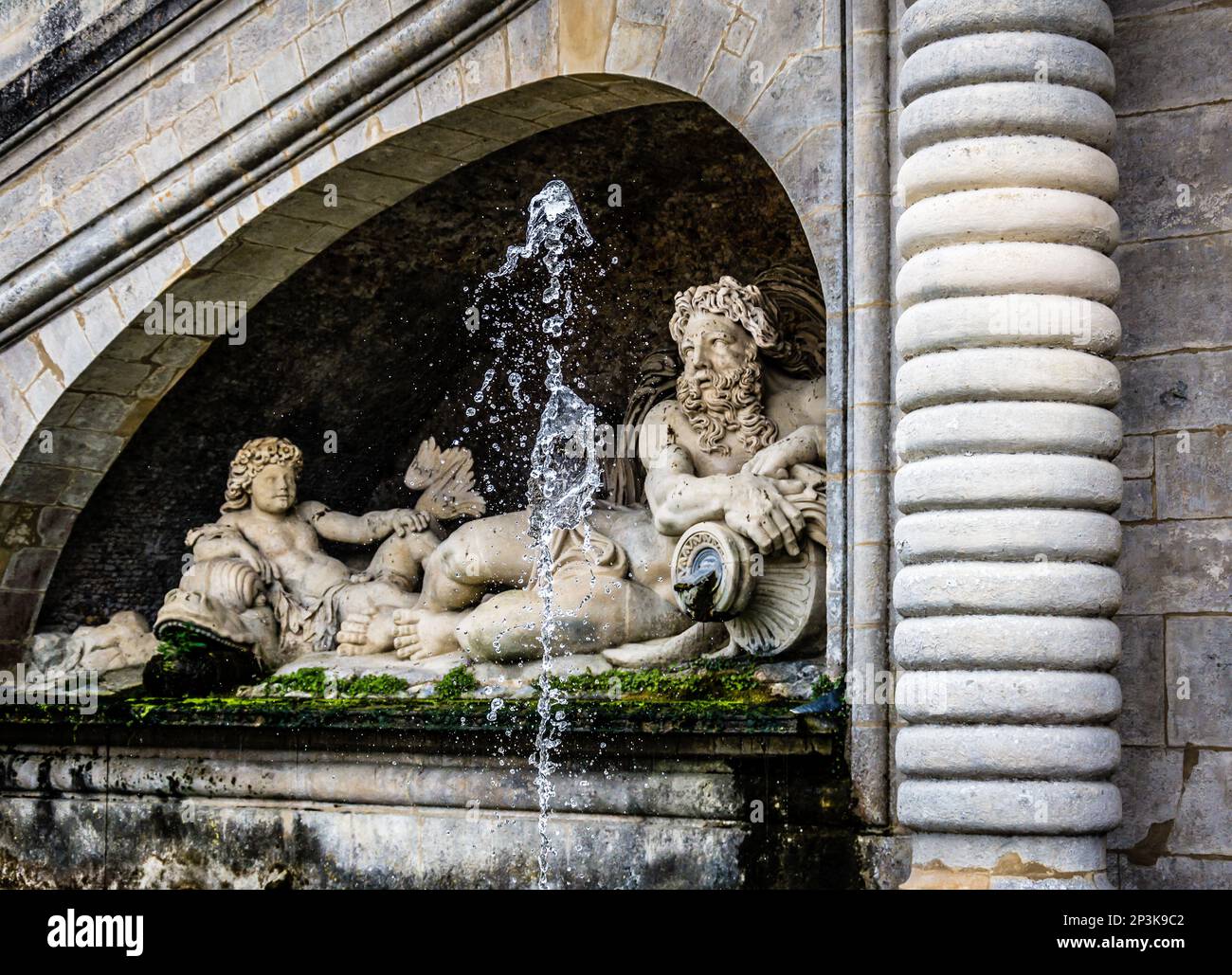 Statue of Alphee de la Fontaine Stock Photo - Alamy