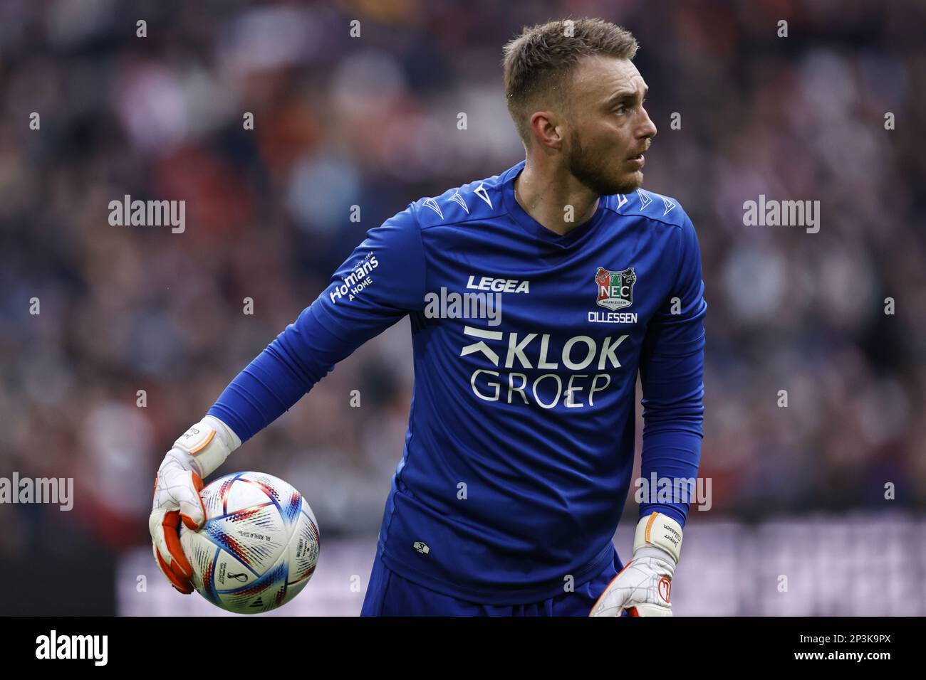 AMSTERDAM - NEC Nijmegen goalkeeper Jasper Cillessen during the Dutch ...