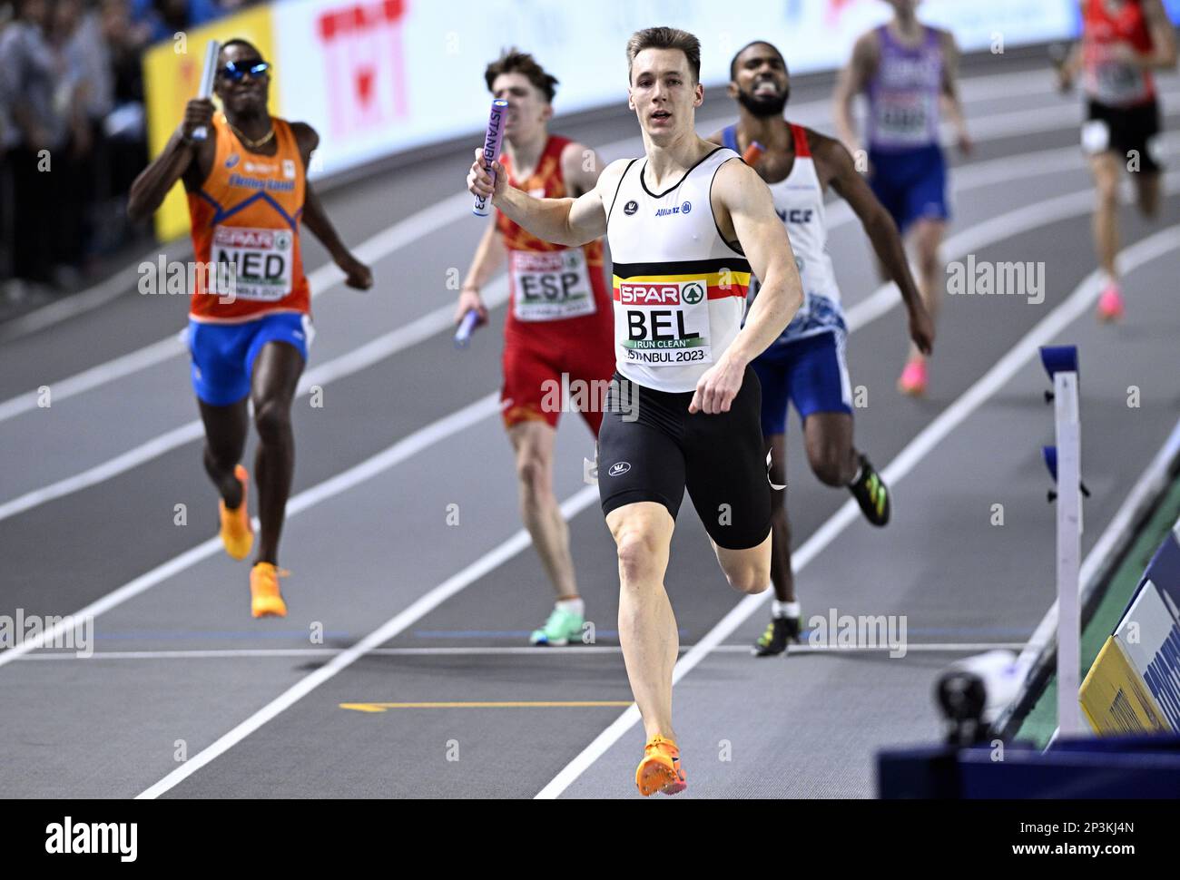 Belgian Julien Watrin celebrates as he crosses the finish line to win ...