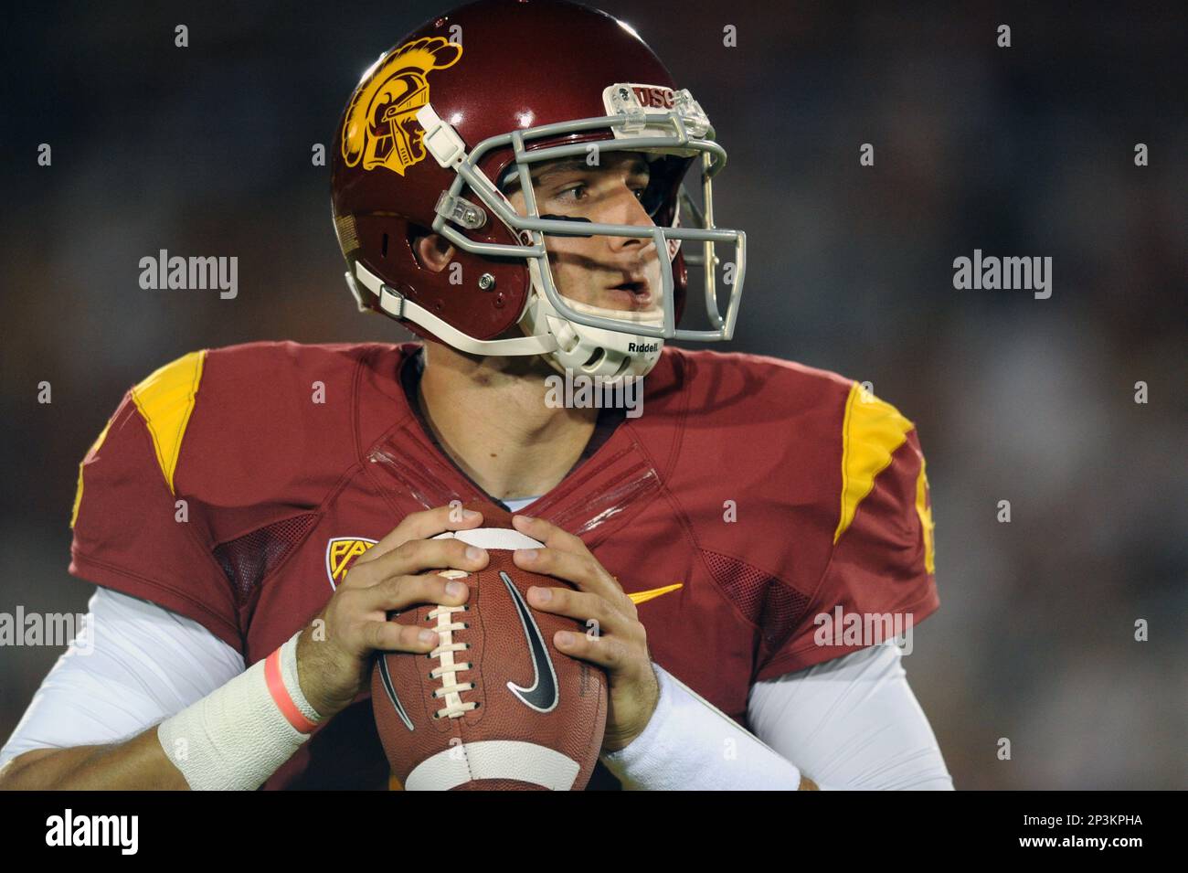 07 September 2013: USC (6) Cody Kessler during an NCAA football game ...