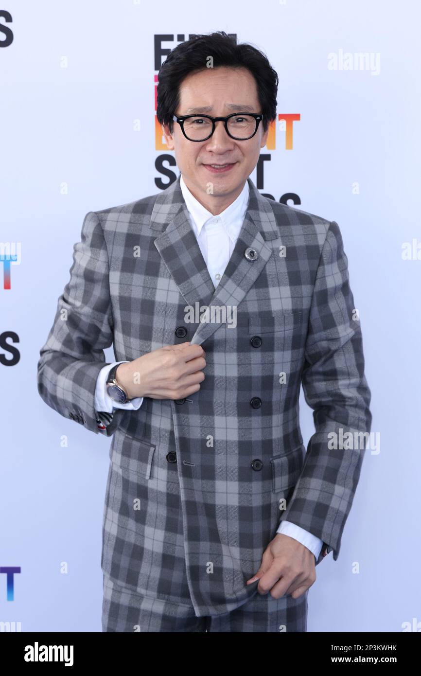 Ke Huy Kwan attends the 2023 Film Independent Spirit Awards on March 04 ...