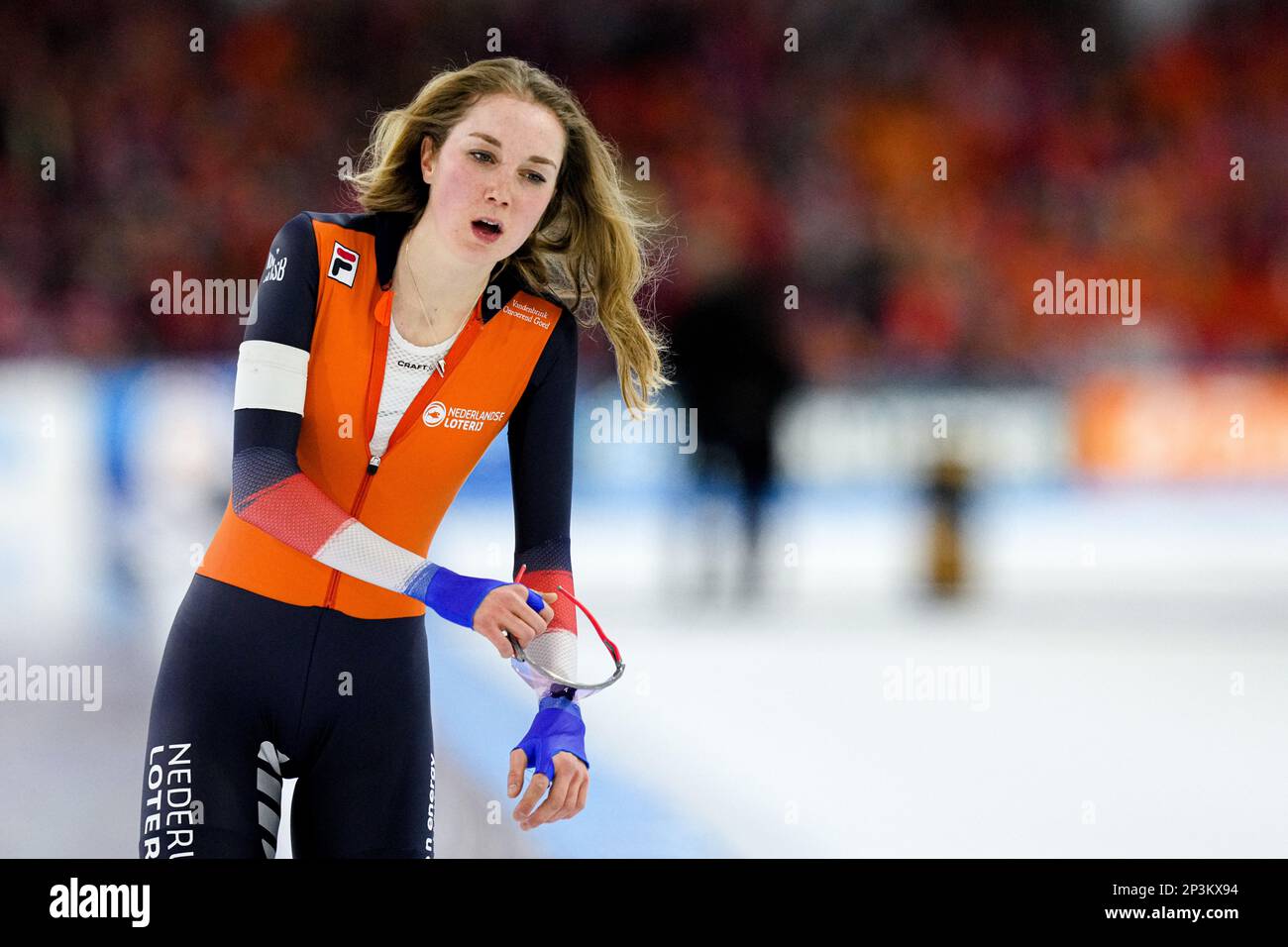 HEERENVEEN,NETHERLANDS - MARCH 5: Sanne In 't Hof of Netherlands ...
